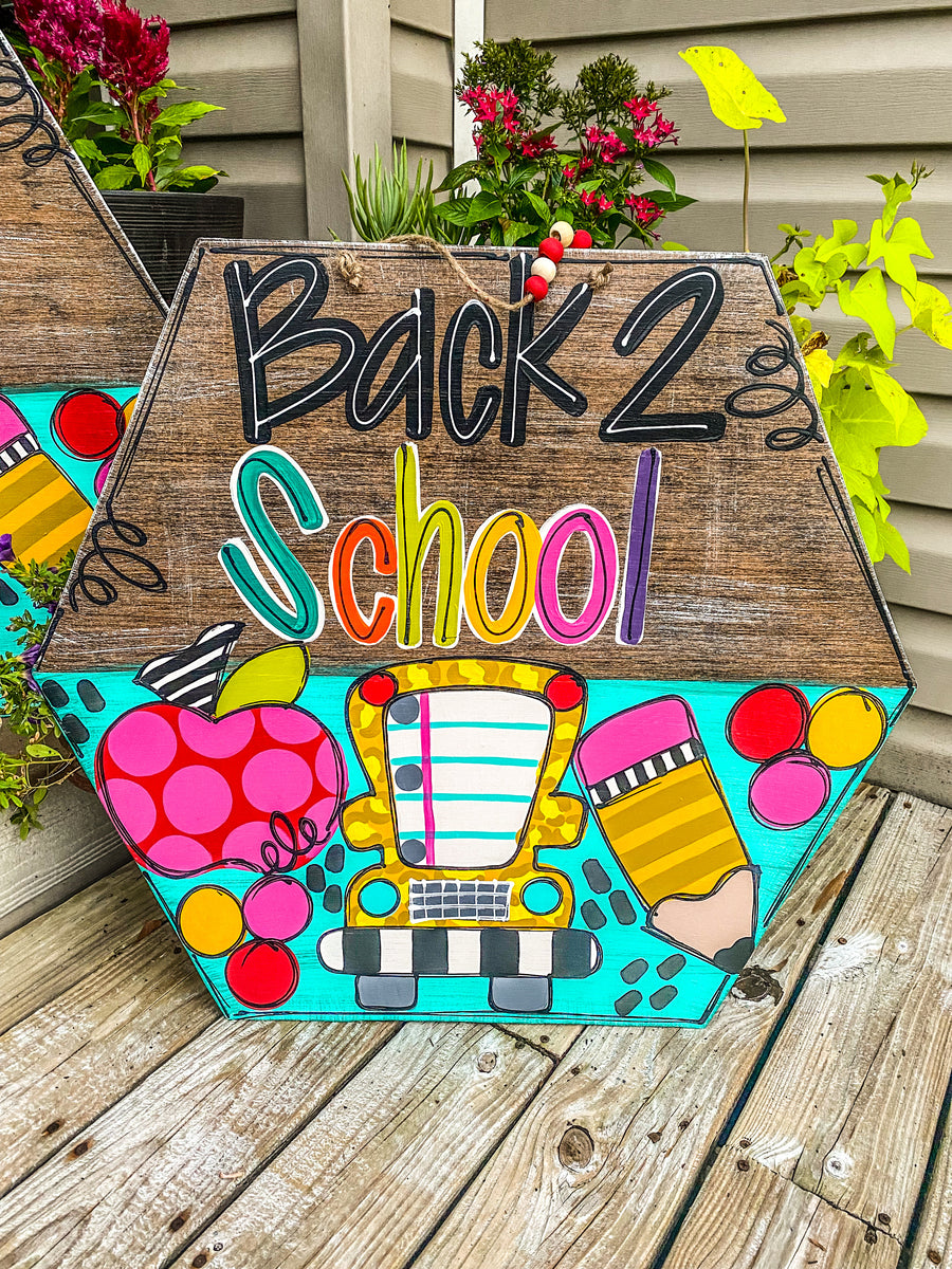 Back 2 School Digital Template – Doodle Dots