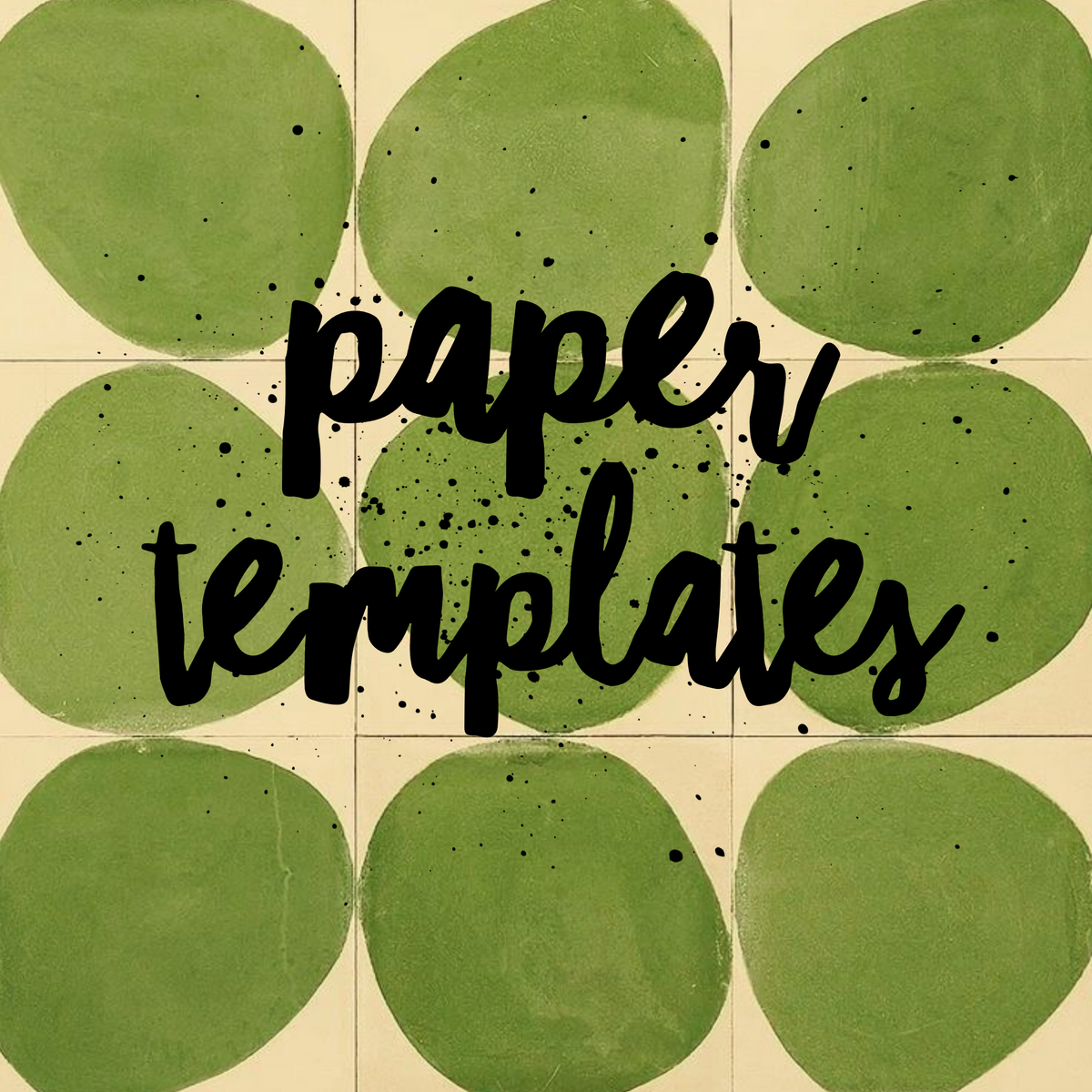 Paper Templates – Doodle Dots